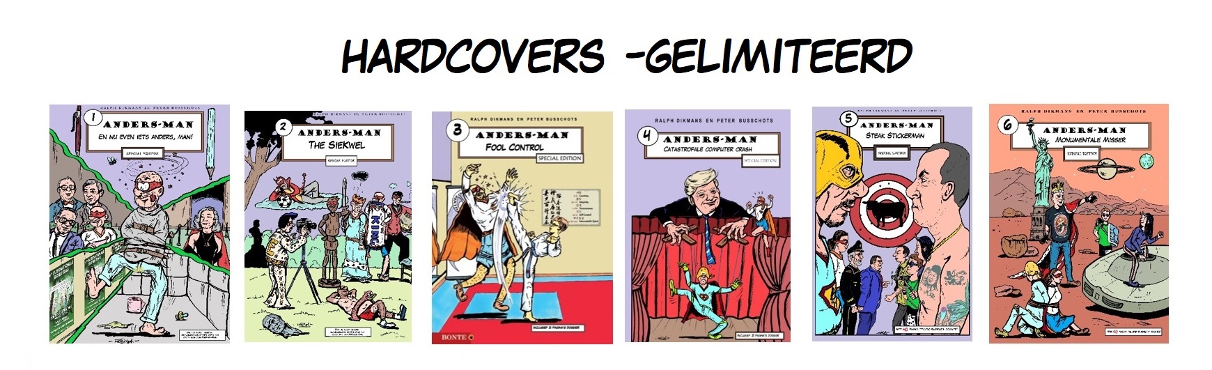 Stripboeken bestellen of inhuren van diensten – Ralph Dikmans Design