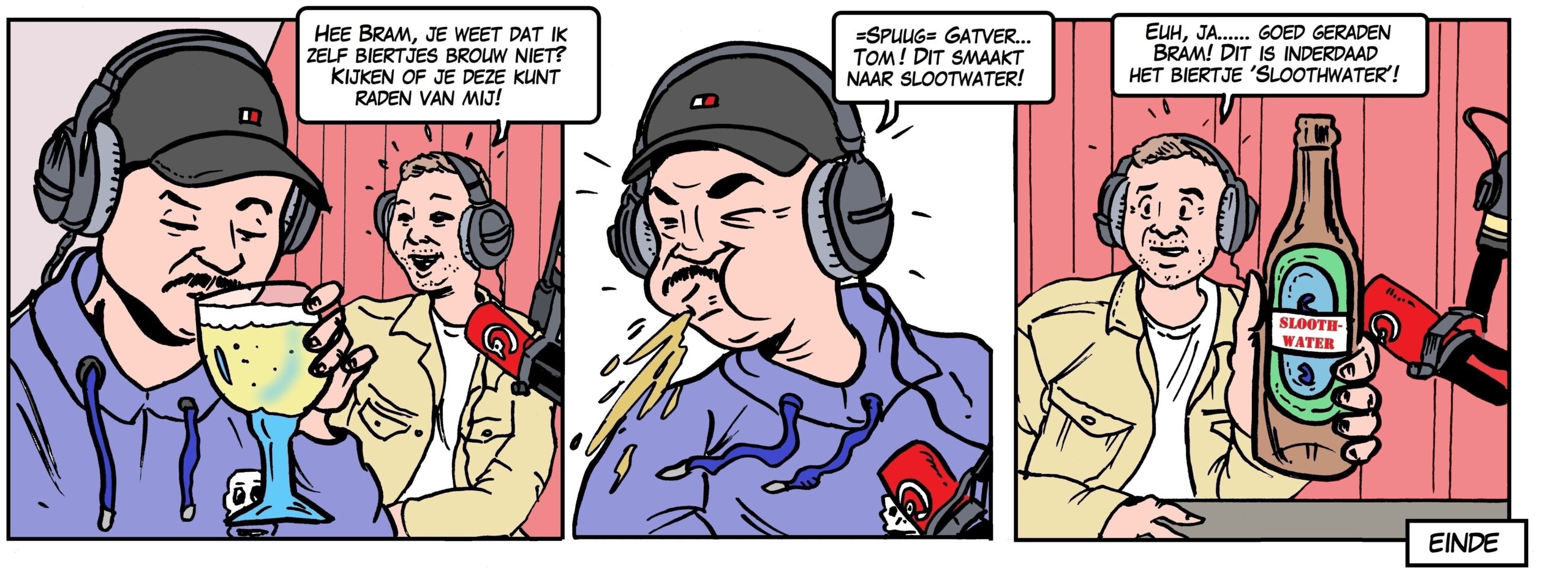 Tom en Bram Qmusic stripboek – Ralph Dikmans Design